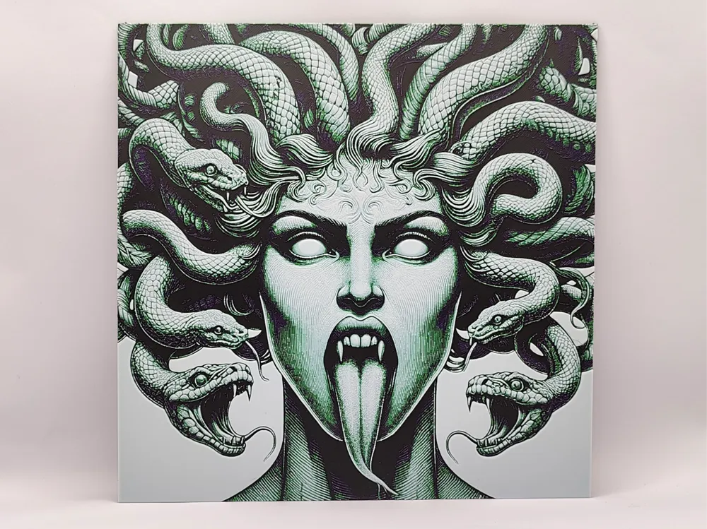 Medusa - Hueforge by Sarge MakerWorld: Download Free 3D Models