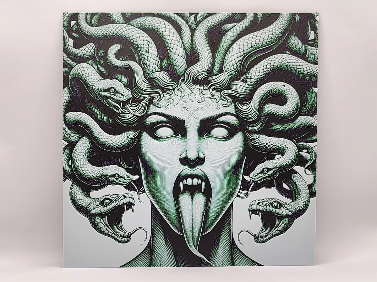 Medusa - Hueforge by Sarge MakerWorld: Download Free 3D Models