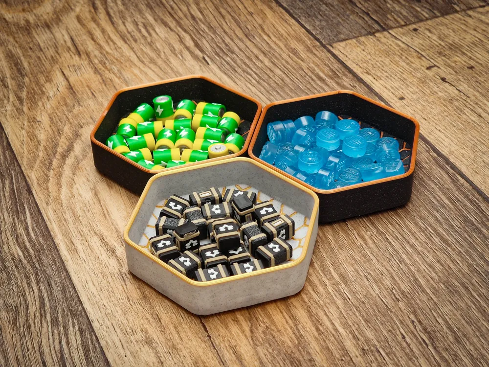 Magnetic Hex Trays by LordXilos MakerWorld: Download Free 3D Models