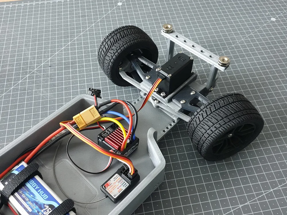 Chassis 1/10 Adaptable - DKS-Basic - Free 3D Print Model - MakerWorld