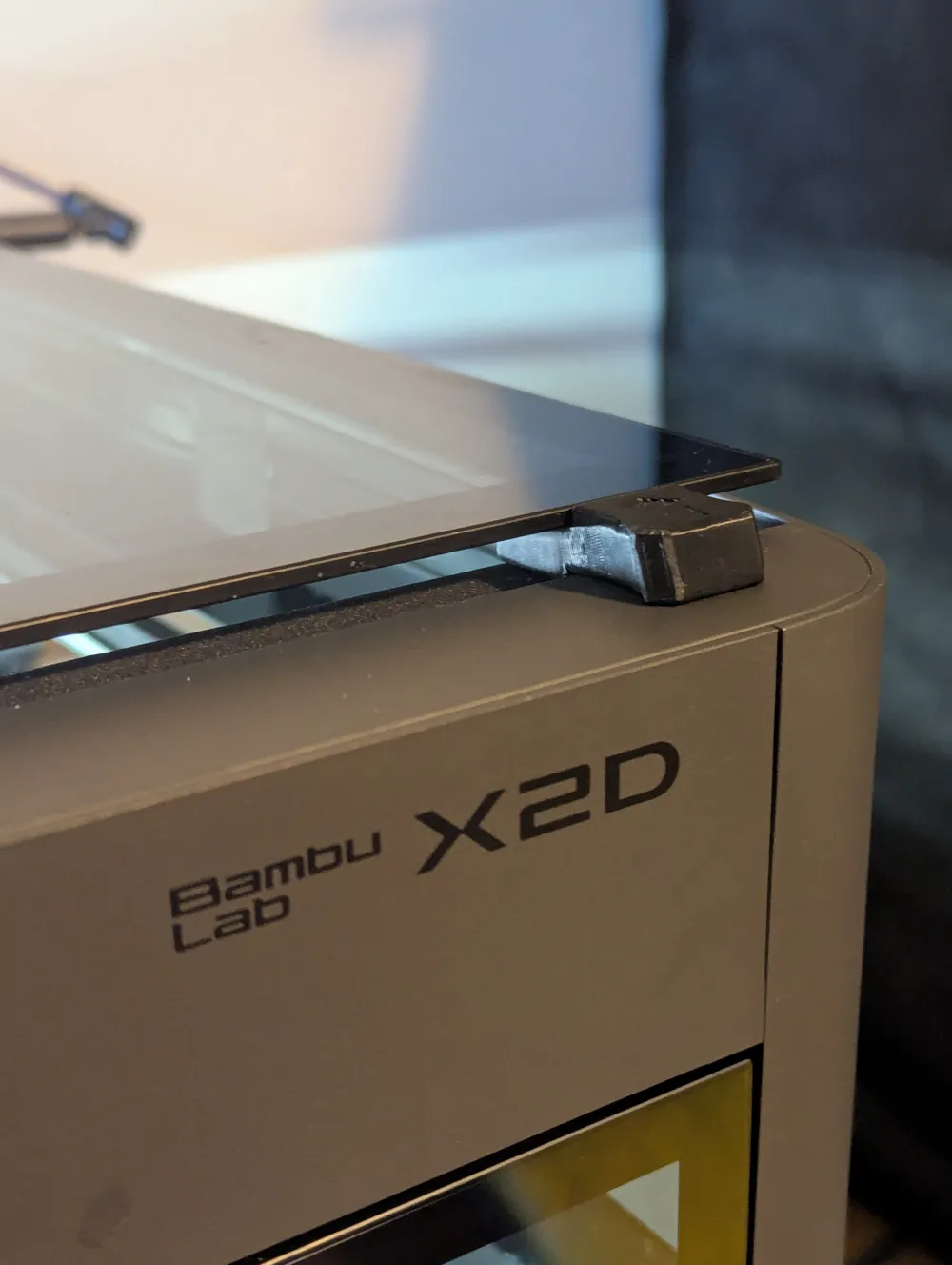 X2D/P2S Series Lid Prop, Ventilation Clip - Free 3D Print Model ...