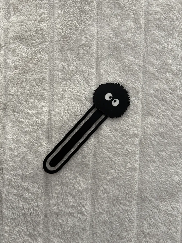 Susuwatari Totoro Bookmark – Ghibli Forest Spirit - Free 3D Print Model ...