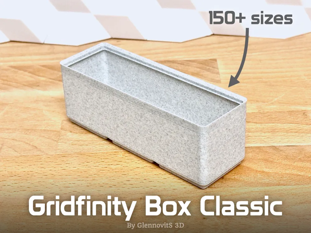 Gridfinity Box Classic - Organizer boxes for desktop or drawer by ...