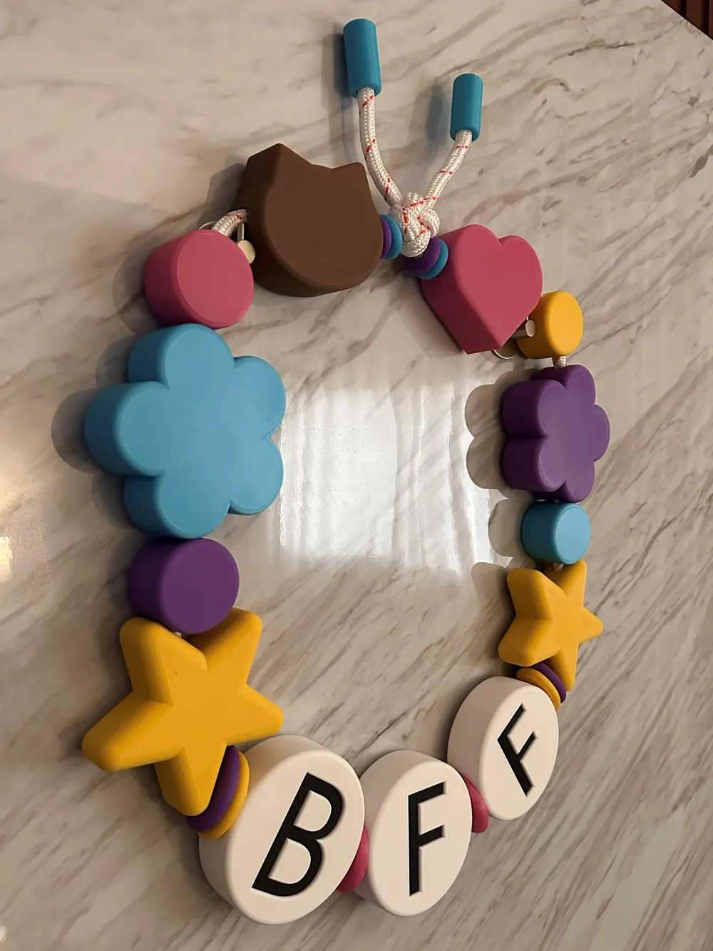 GIANT BFF BRACELET (Friendship Bracelet) - Free 3D Print Model - MakerWorld