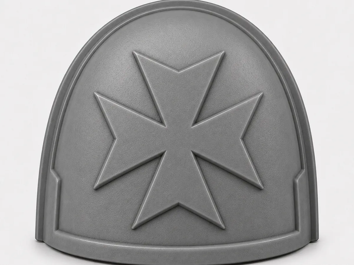 Black Templar Shoulder Pads – Set of 10 - Free 3D Print Model - MakerWorld