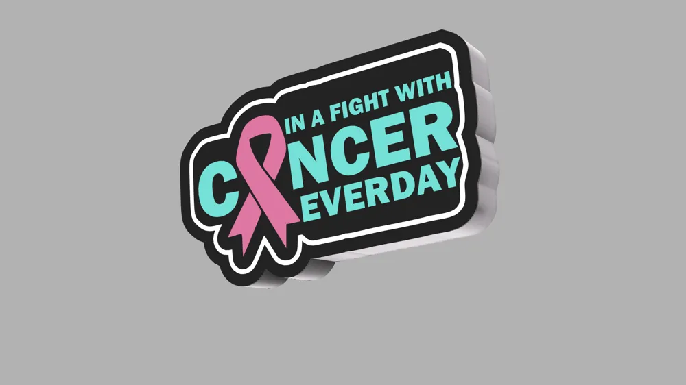 Fight Cancer Light Box Tribute by azprinting3d - MakerWorld