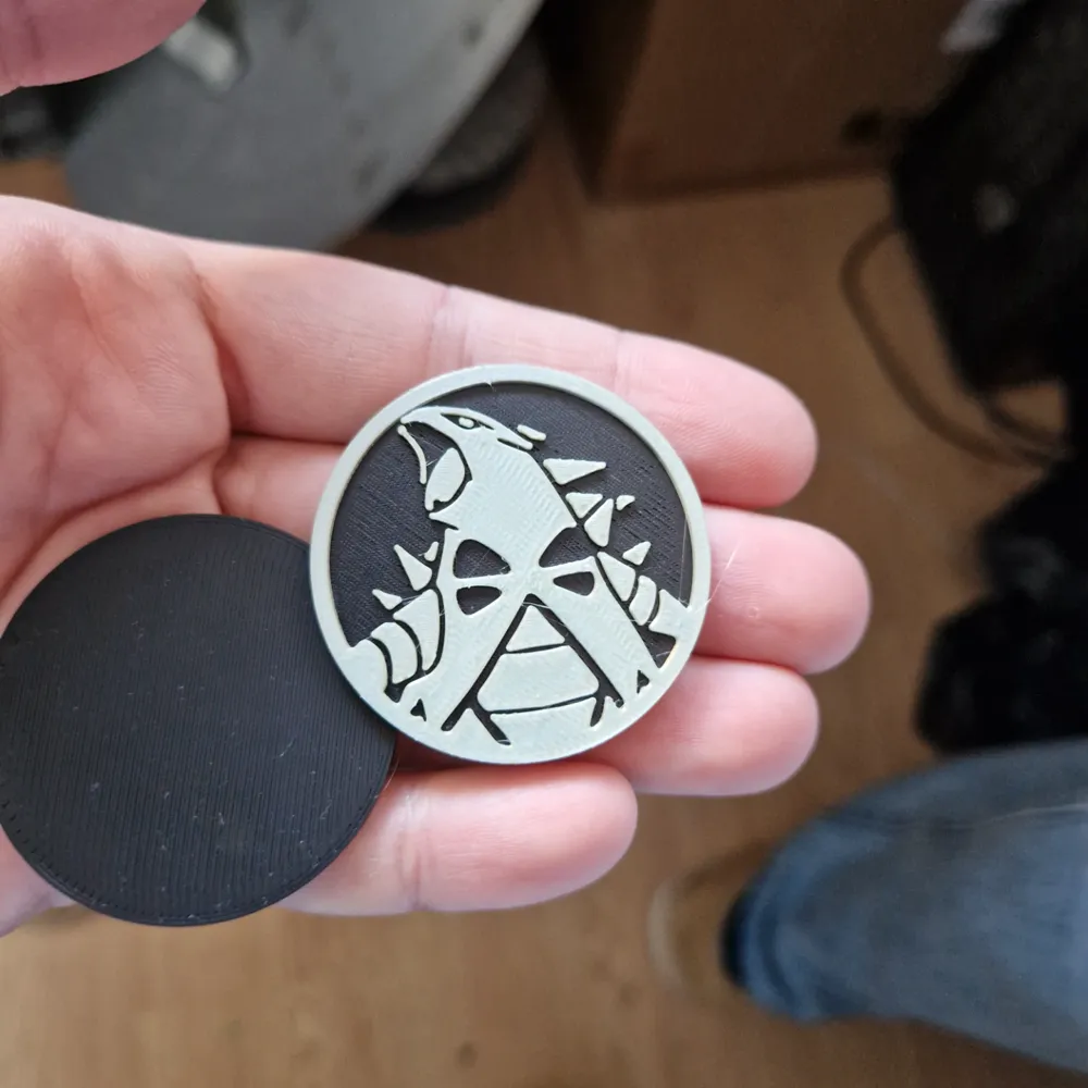 Tyranitar Pokemon Coin by Kryator - MakerWorld