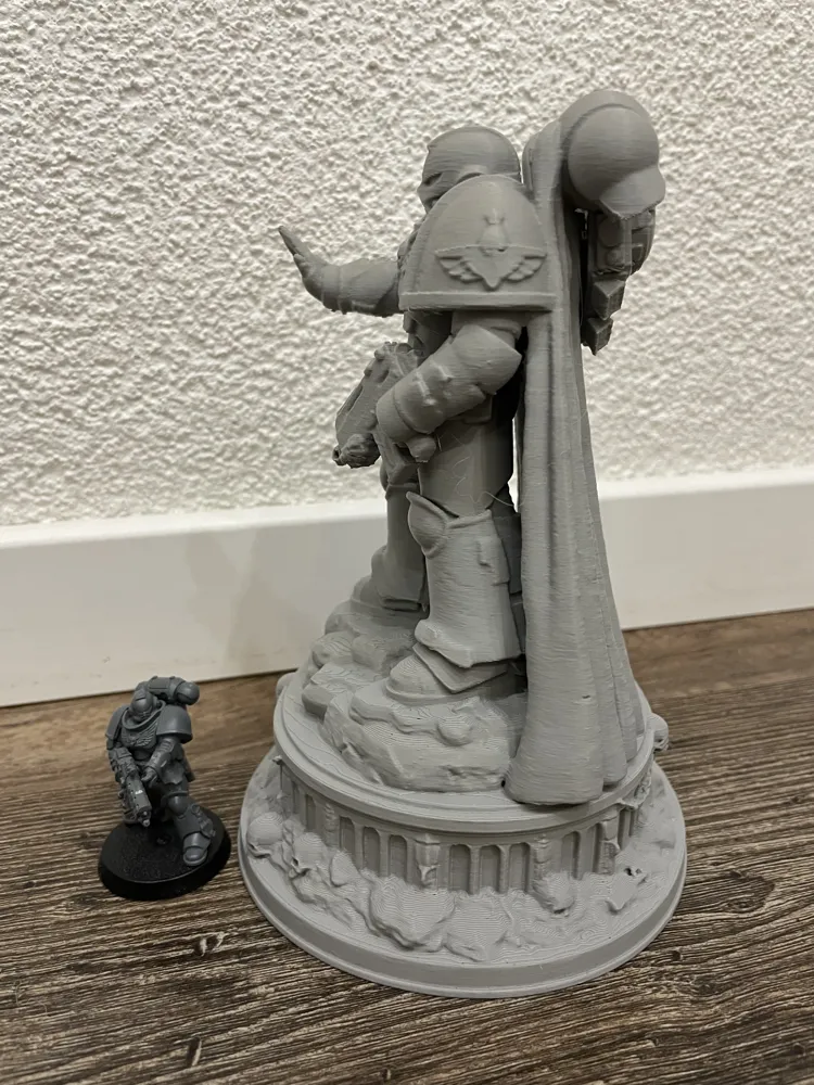Grimdark Space Soldier Statue - 40K - Gothic - Free 3D Print Model ...