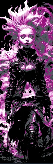 The Toxic Punk Queen In all Her Beauty and Horror - Set of 3 Bookmarks ...