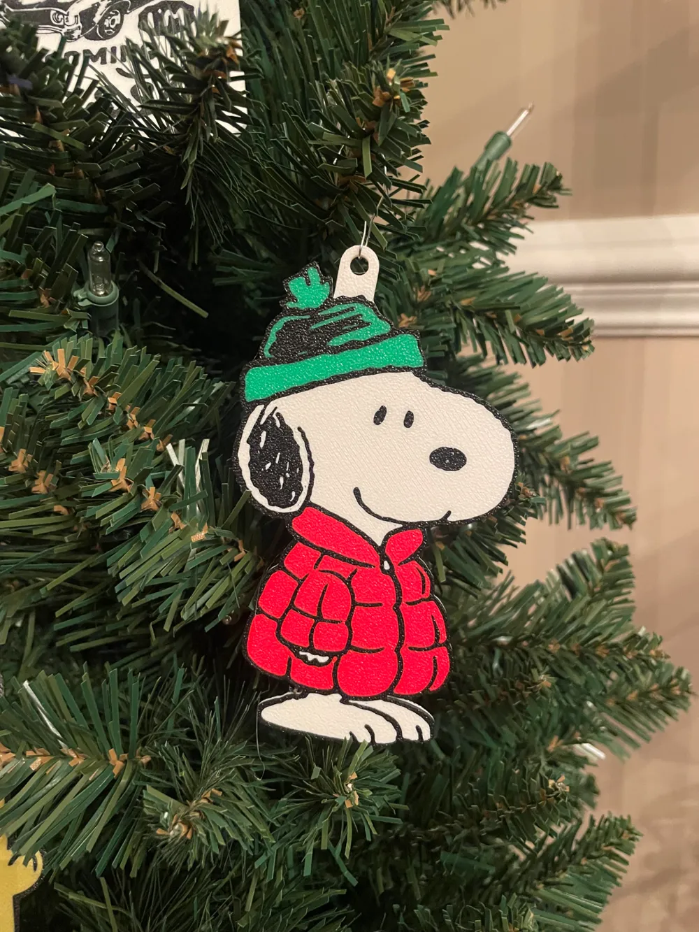 Winter Snoopy Ornament / 4 color / Christmas / - Free 3D Print Model ...