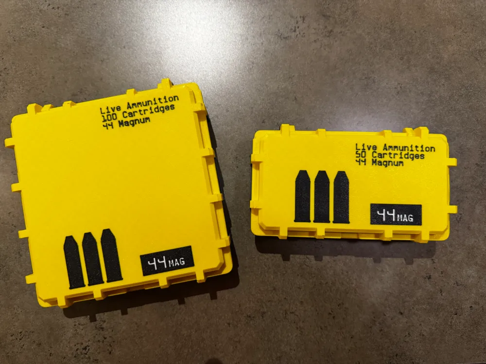 44 magnum ammo boxes inspired by Starfield by Wilimis - MakerWorld