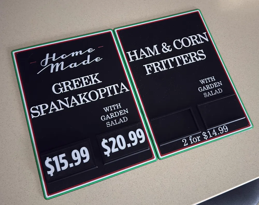 Customisable Price/Display Signs Deli-Retail $ by kingjamesbosca ...