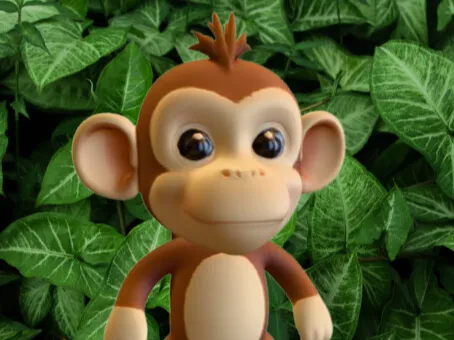 Cute Monkey by Lamero MakerWorld: Download Free 3D Models