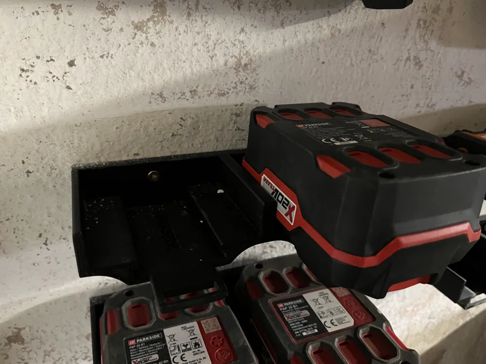 2fach Wand Akkuhalter für Parkside 20V by Michael Thoma - MakerWorld