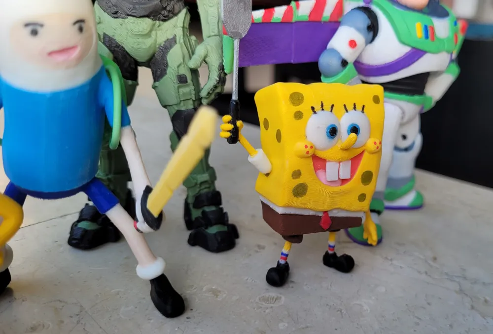 Spongebob Squarepants Multicolor - Free 3D Print Model - MakerWorld
