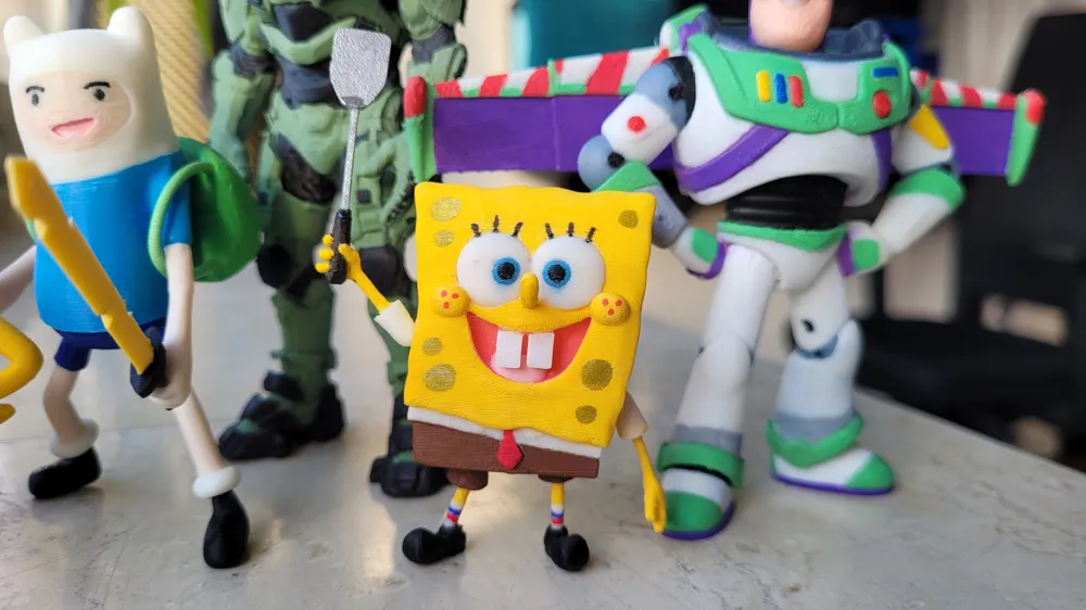 Spongebob Squarepants Multicolor - Free 3D Print Model - MakerWorld