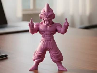 Action figure Majin boo - Dragon ball Z - Free 3D Print Model - MakerWorld