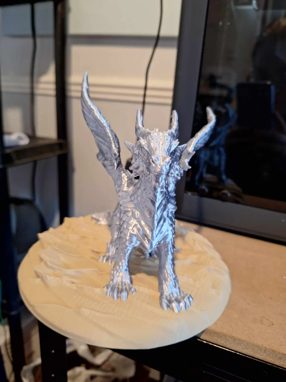 Silk Silver Dragon model by 3dGlow MakerWorld: Download Free 3D Models
