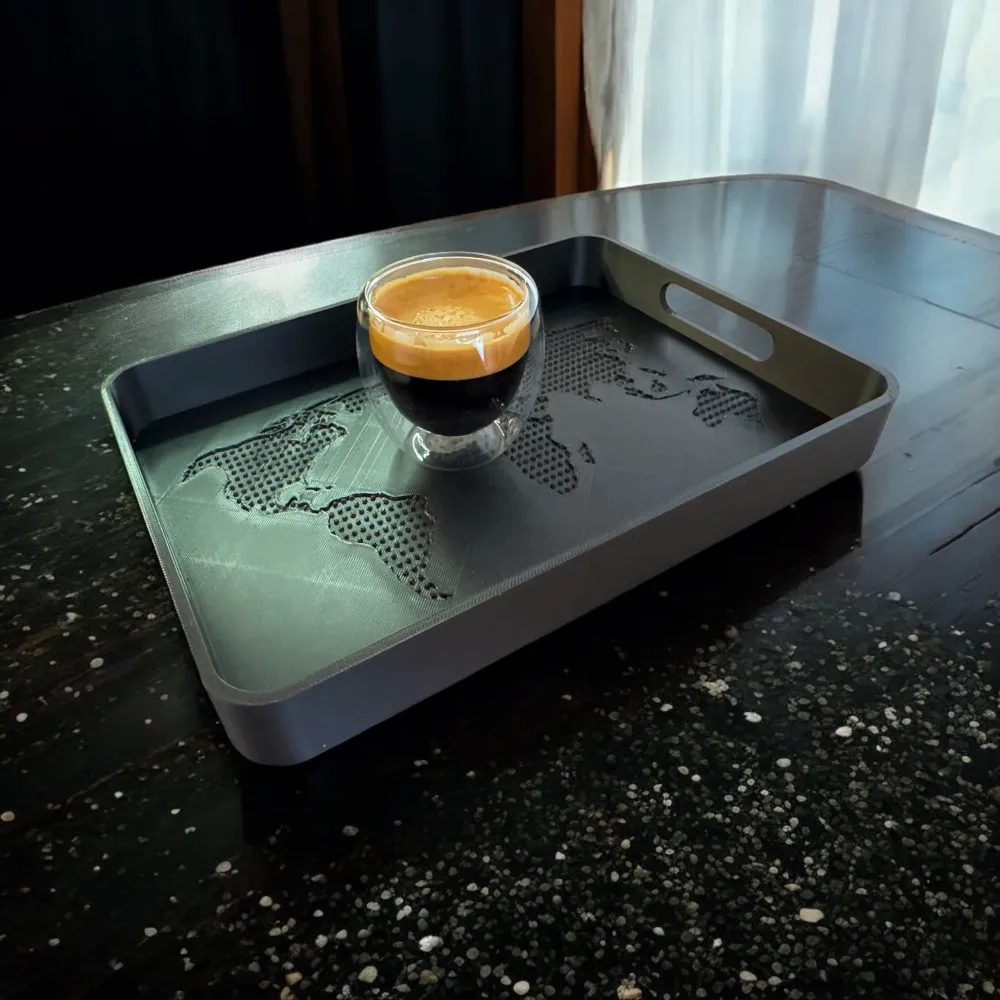 Designer Tray "OneWorld" - Free 3D Print Model - MakerWorld