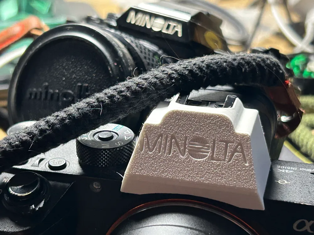 Sony A7 Tapa Frontal Minolta por Max - MakerWorld