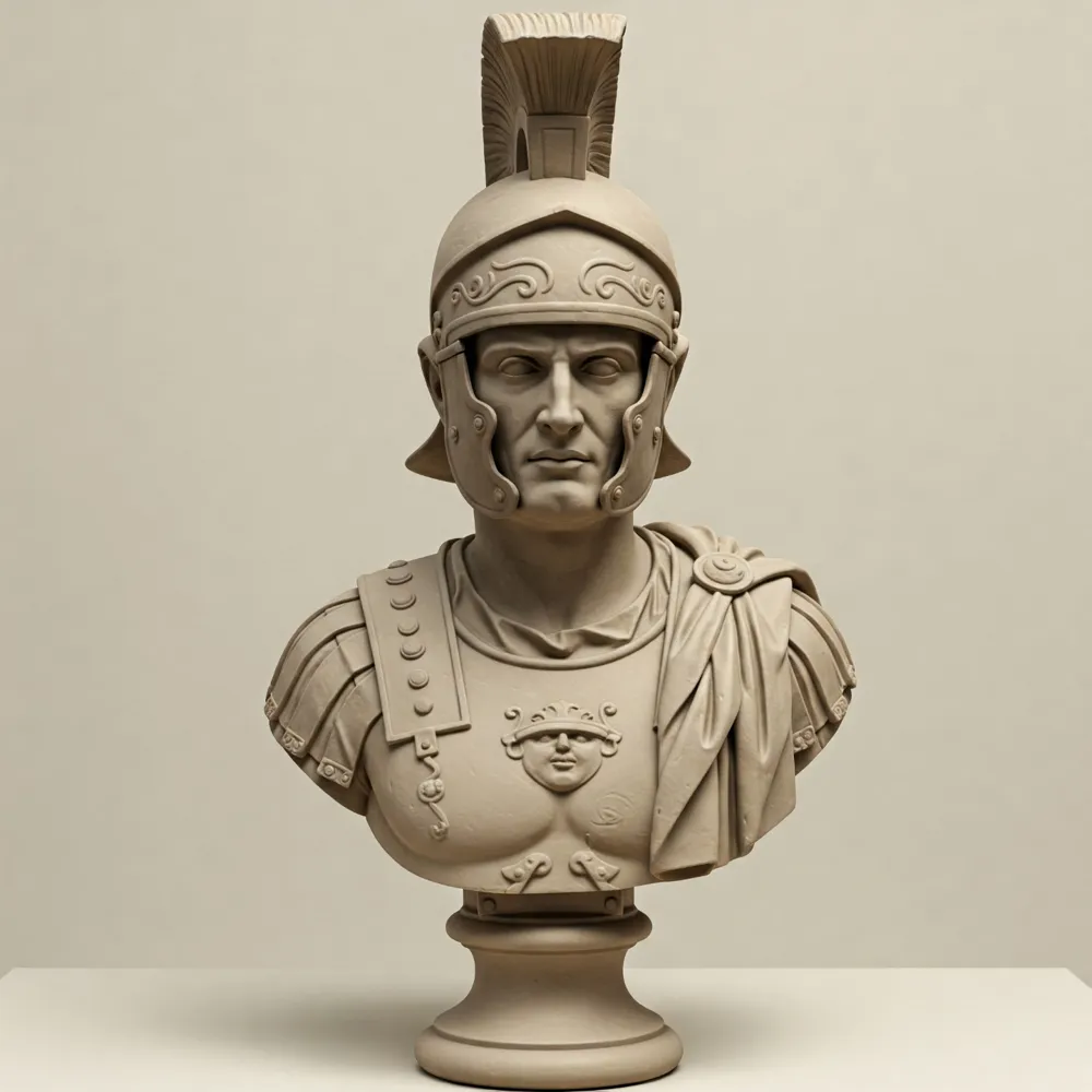 Roman centurion bust 2 - Free 3D Print Model - MakerWorld