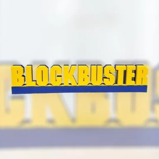 Blockbuster sign by Dimitris - MakerWorld