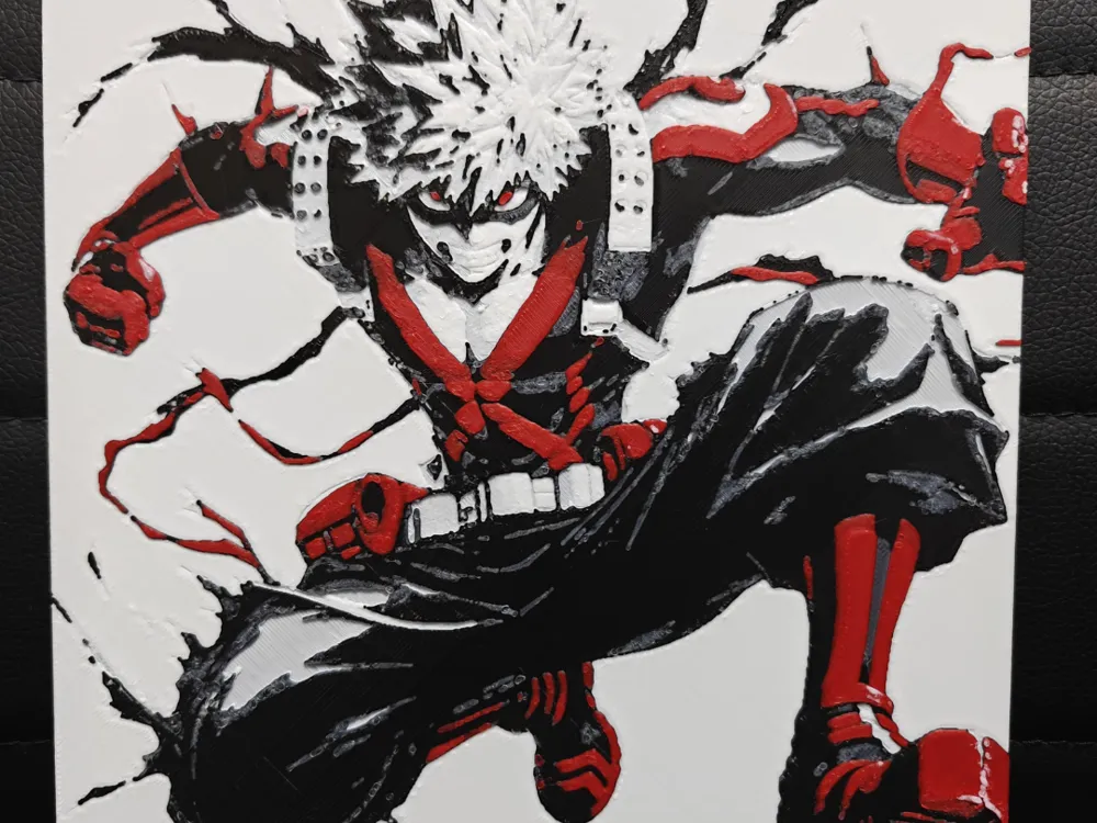 Katsuki Bakugo My Hero Academia - Free 3D Print Model - MakerWorld