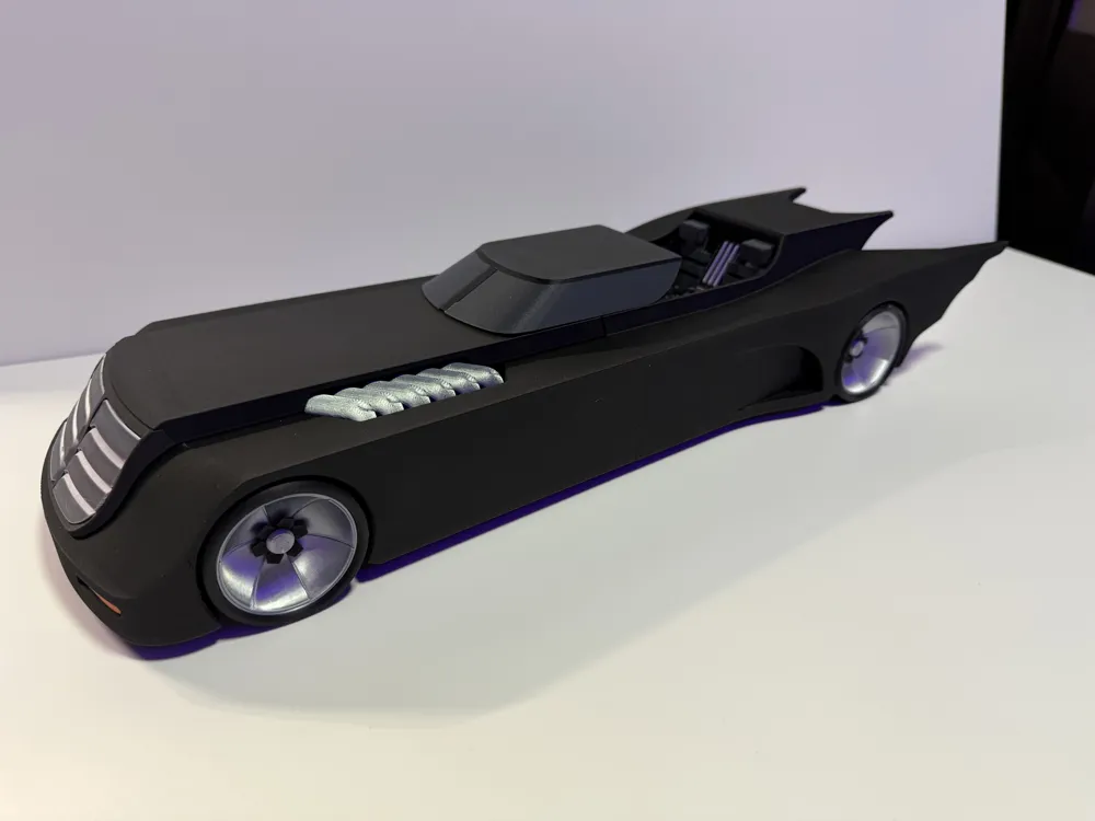 The animated series Batmobile - Free 3D Print Model - MakerWorld