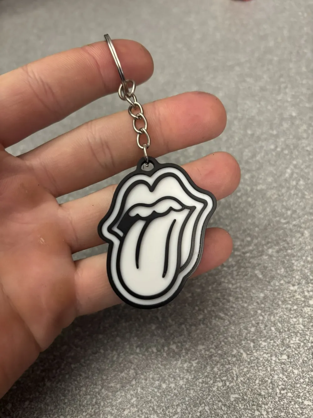 The Rolling Stones Keychain by MORTI$MakerWorld: Download Free 3D Models