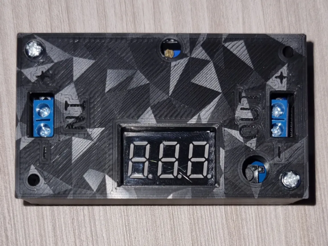 LM2596 DC-DC Step Down with Display – Custom Case - Free 3D Print Model ...