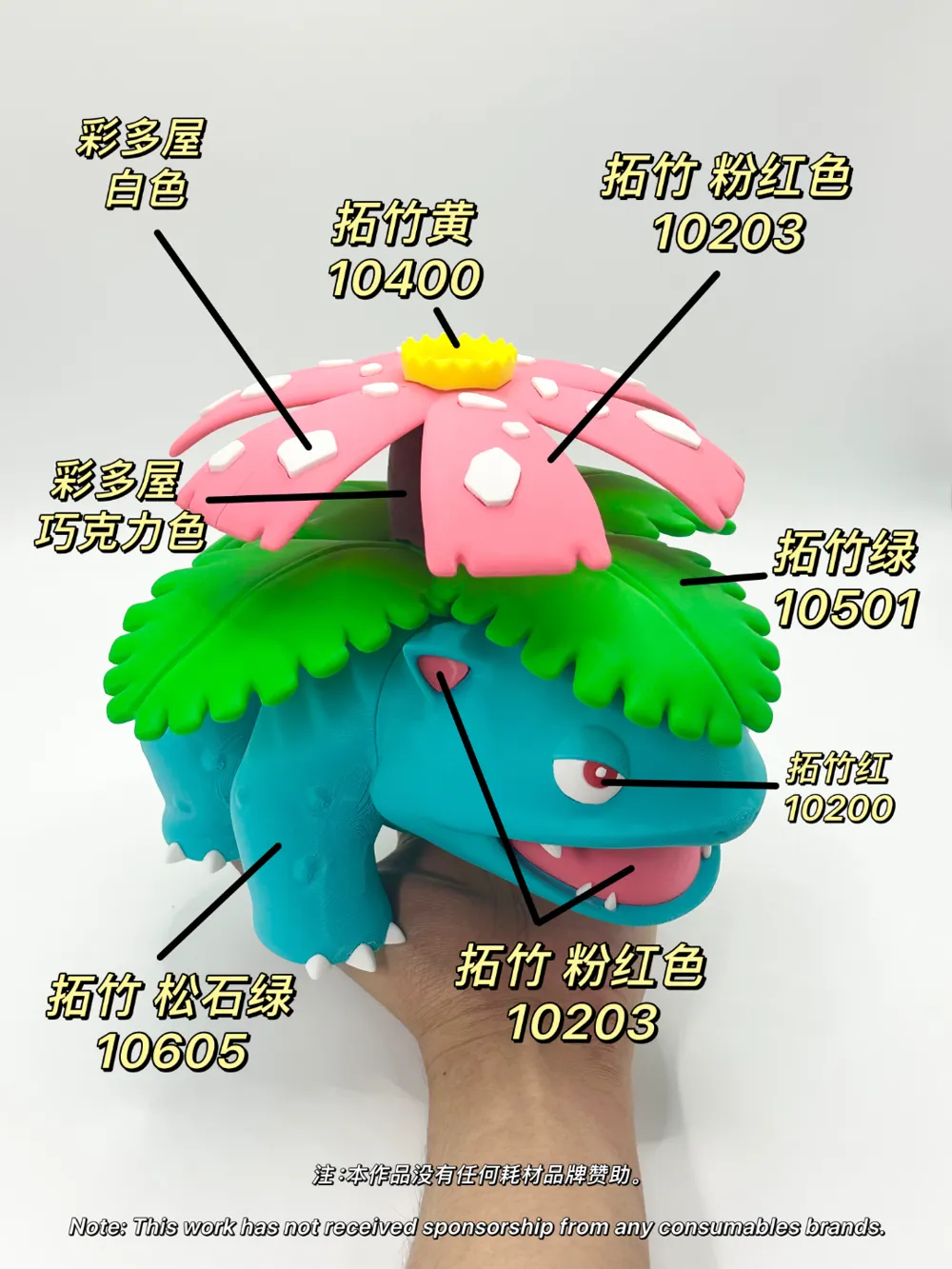 Venusaur Pokémon #003 Venusaur: 1:12.5 Scale Assembled Edition with ...
