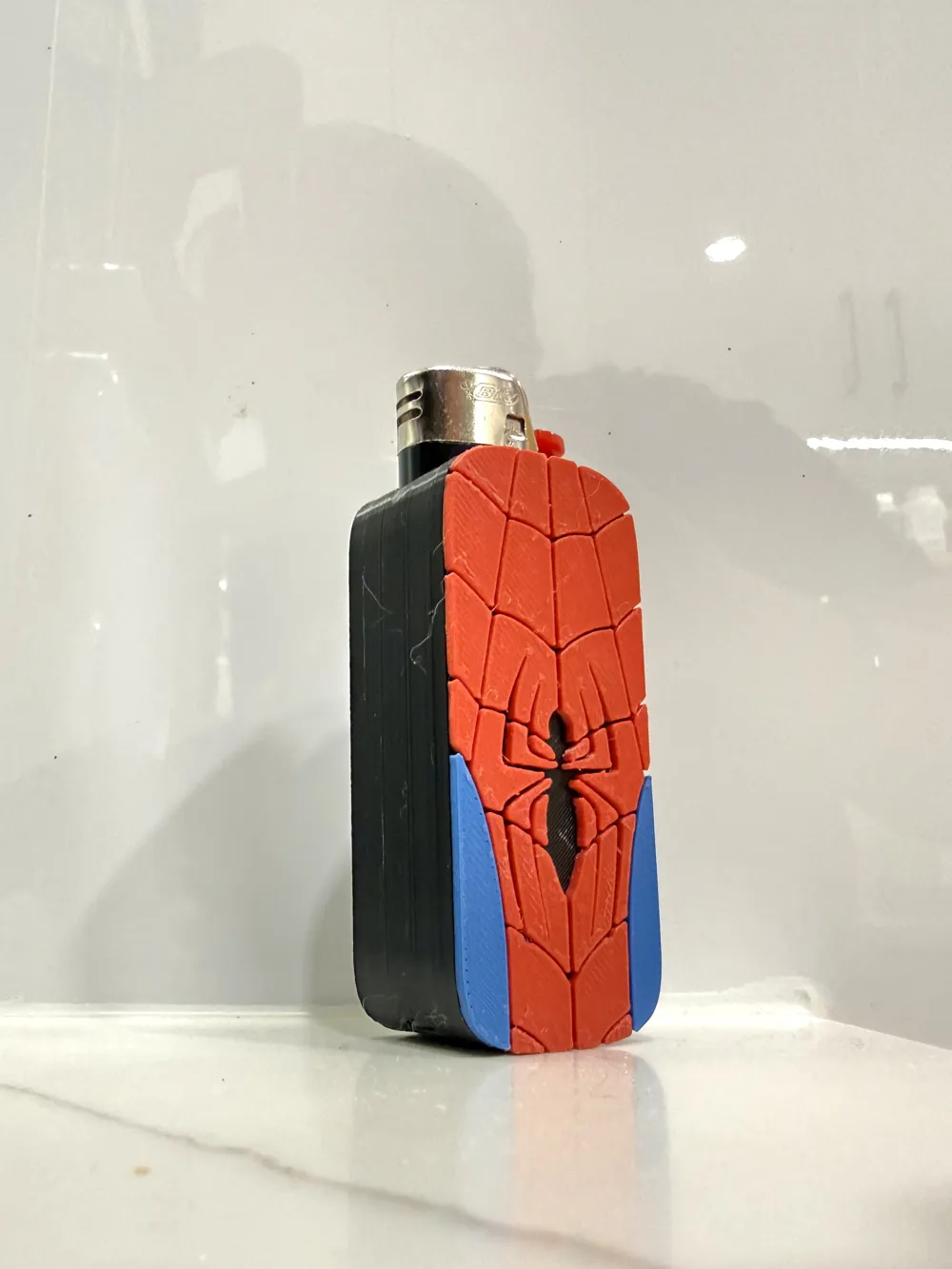 Spider-Man lighter case by BatChips MakerWorld: Download Free 3D Models