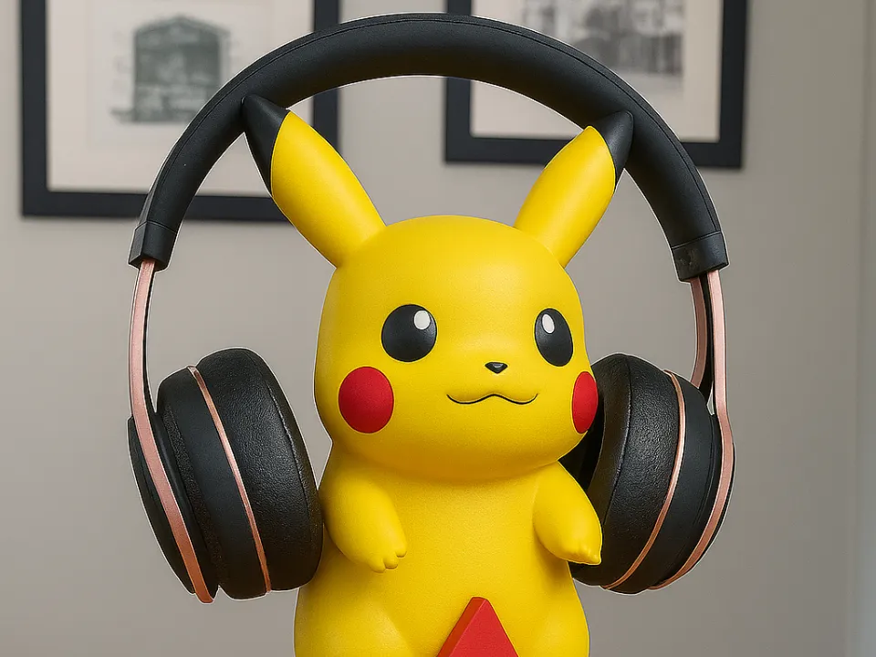 Pikachu Pokémon Helmet Stand - Free 3D Print Model - MakerWorld