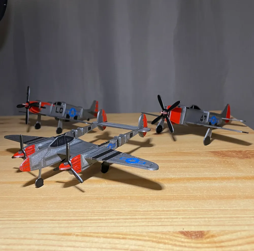 Lockheed P-38 Lightning Kit Card by soukup273 - MakerWorld