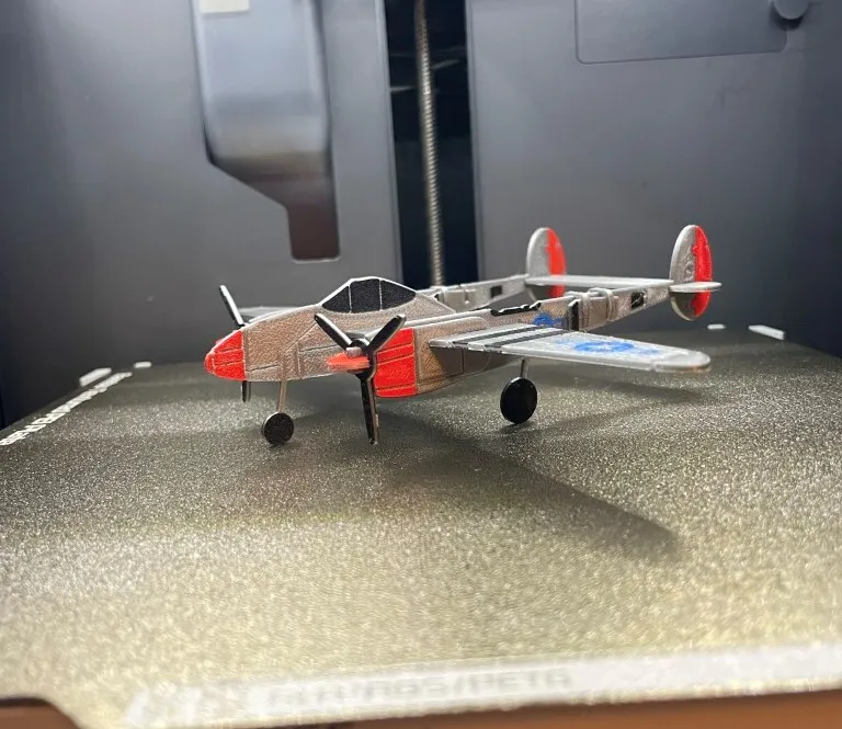 Lockheed P-38 Lightning Kit Card by soukup273 - MakerWorld