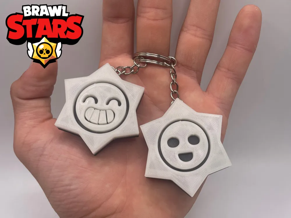 Brawl Stars MEGA keychain set - Free 3D Print Model - MakerWorld