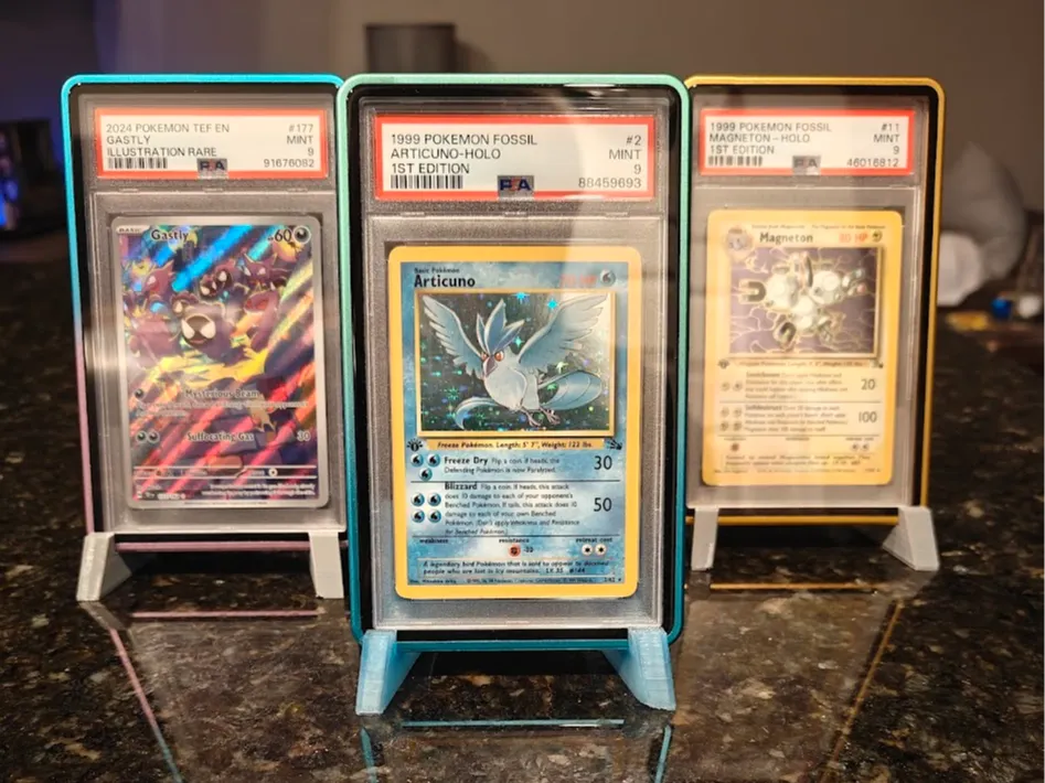 Minimal Graded Card Stand PSA CGC BGS GradedGuard - Free 3D Print Model ...