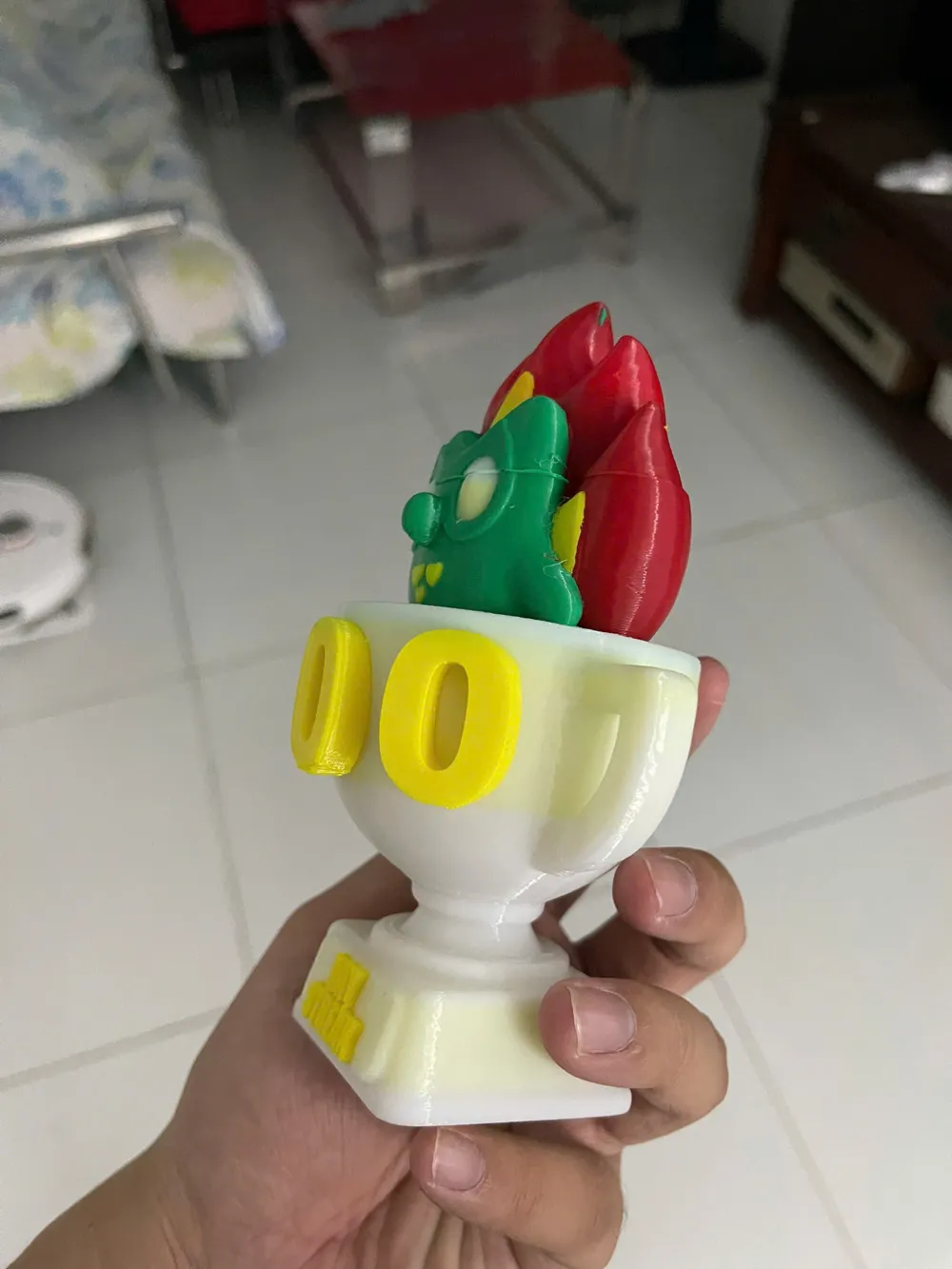 Duolingo Day Streak Trophy Color Edition - Free 3D Print Model - MakerWorld