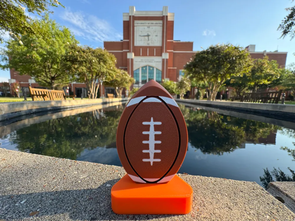 Football Spinner Fidget - Free 3D Print Model - MakerWorld