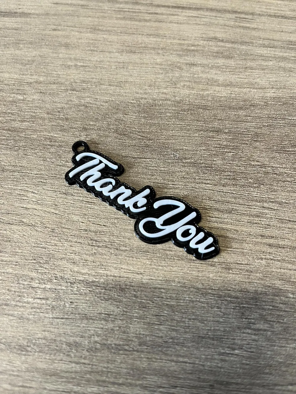 Thank You Keychain - Free 3D Print Model - MakerWorld