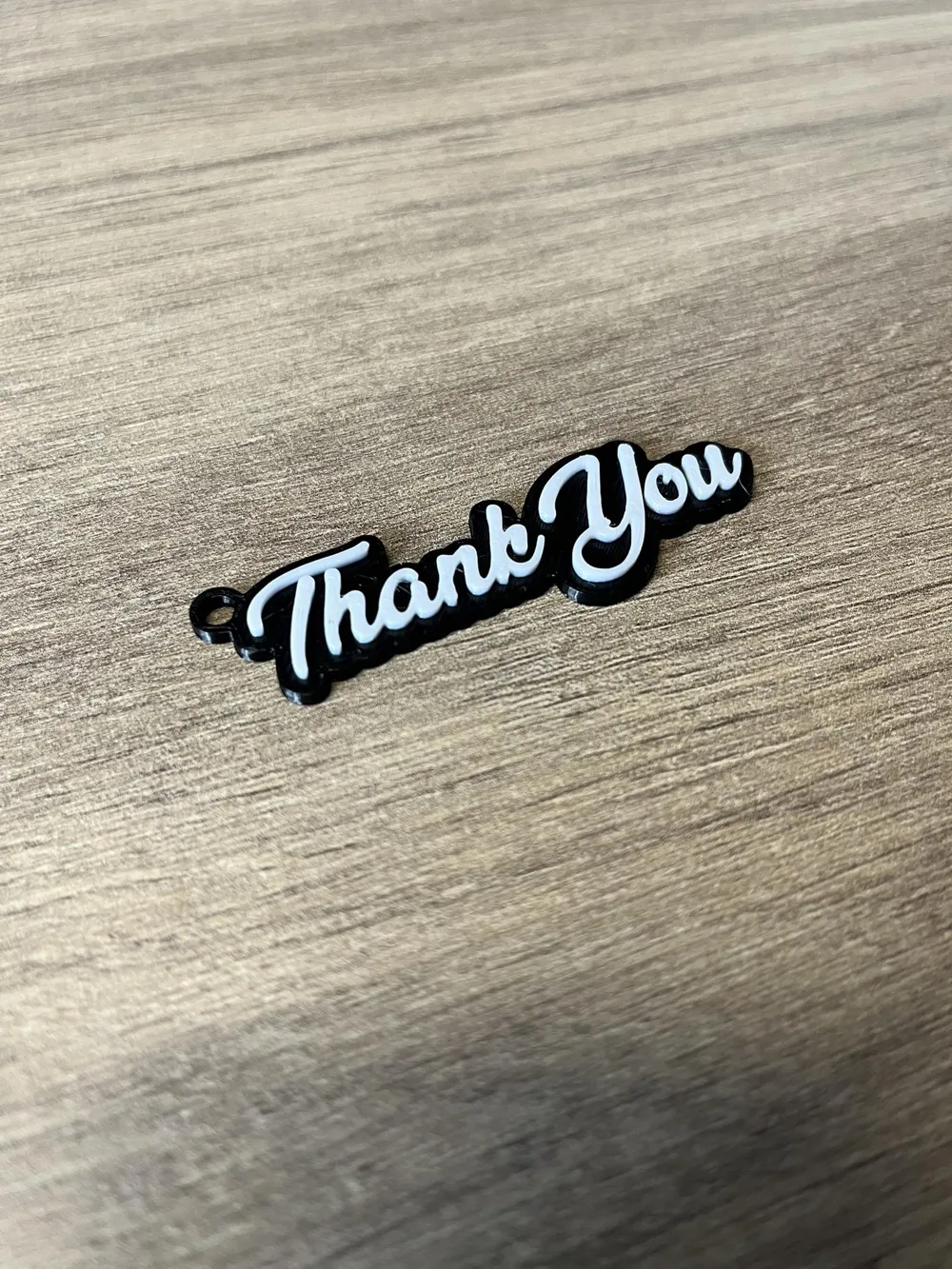 Thank You Keychain - Free 3D Print Model - MakerWorld