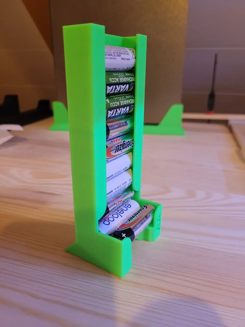 AA Battery slide for 10 piece by SaVo3D - MakerWorld