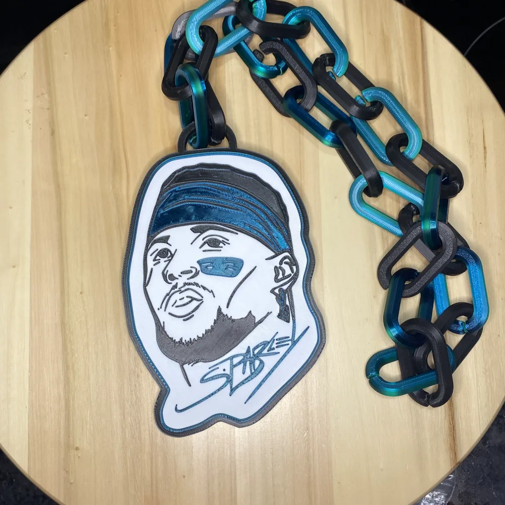 Oversized Barkley Chain Necklace – Philly Fan Gear by Ducky Prints ...