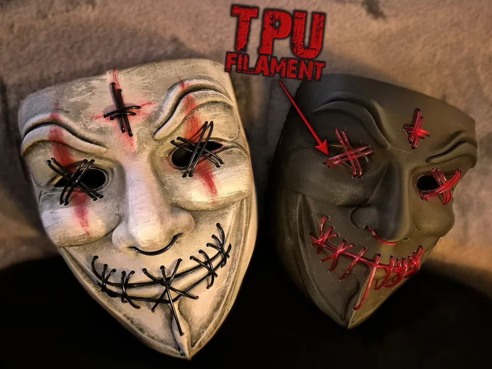 Máscara de purga de filamento (con TPU) por ONI.FORGE MakerWorld: Descarga Modelos 3D Gratuitos