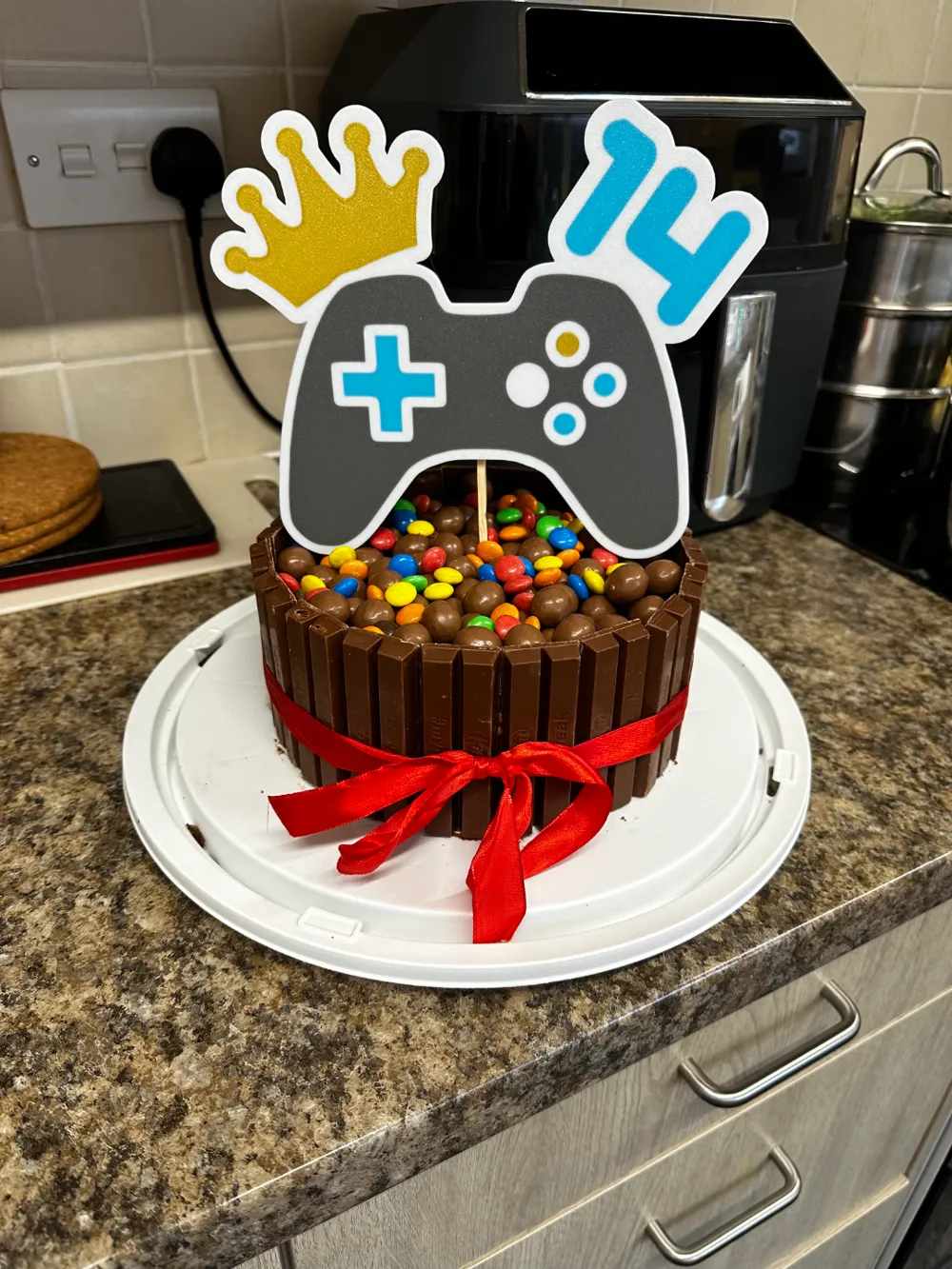 birthday cake topper gamer 14 by Weprint3duk - MakerWorld
