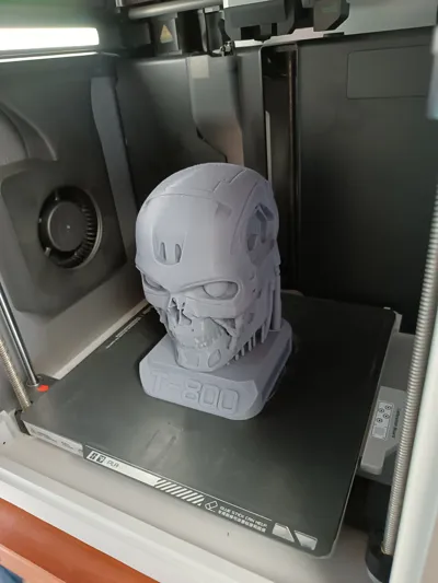 T800 Smooth Terminator Endoskull Print WithBase Shared by spank7 ...