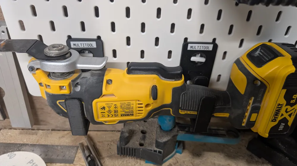 DeWalt Multi Tool Holder Skadis - Free 3D Print Model - MakerWorld