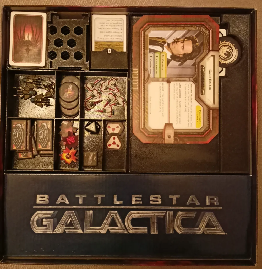 Battlestar Galactica Board Game Organiser by JRZee - MakerWorld