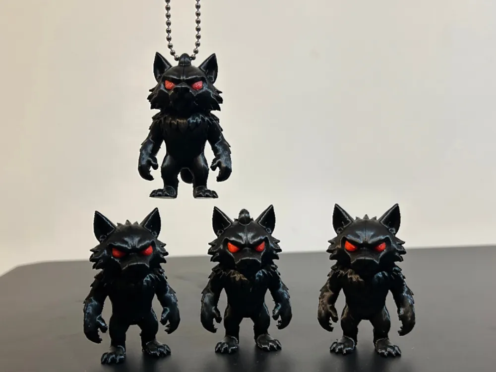Mini werewolf - No AMS - Toy/Keychain - Free 3D Print Model - MakerWorld