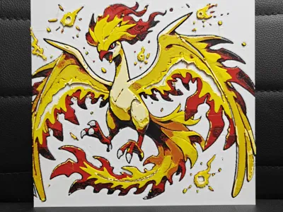 Moltres - Free 3D Print Model - MakerWorld